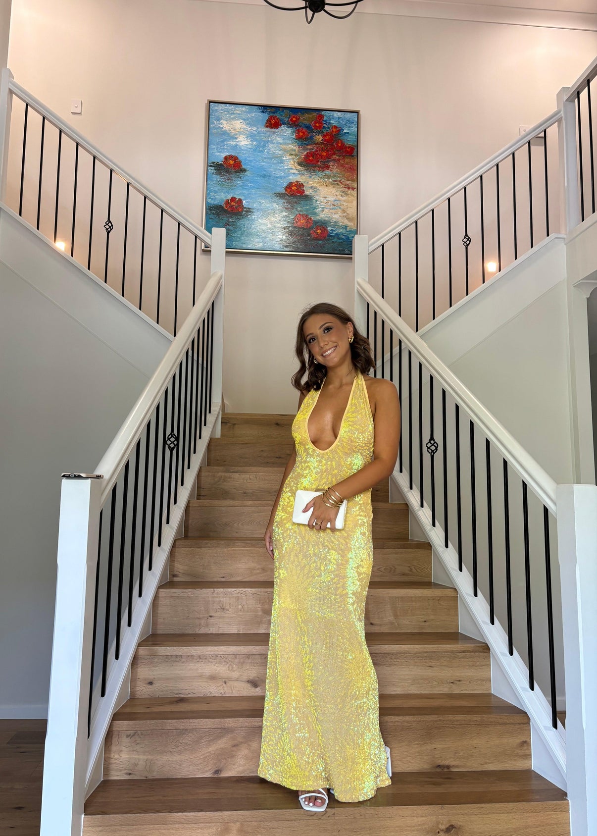 Natalie Rolt Delilah Gown Yellow Hire – Paloma Dress Hire